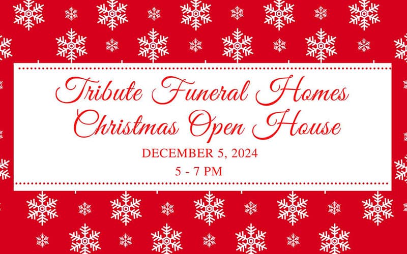Tribute Funeral Homes to hold Christmas Open House | My County Link
