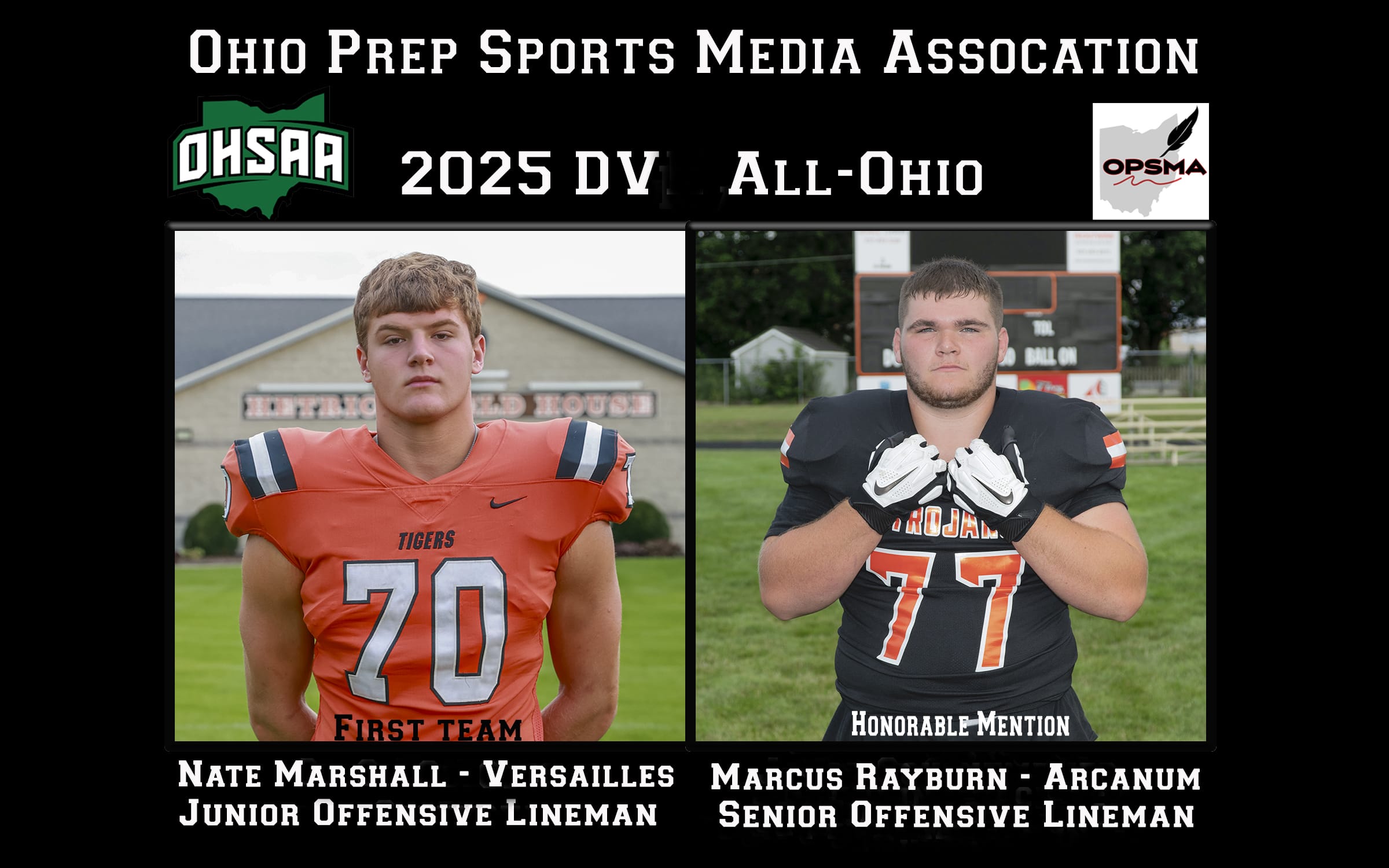 Two Darke County Football Players Earn DV All-Ohio Recognition | My ...
