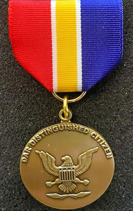 Blosser presented with national DAR Distinguished Citizen Medal | My ...
