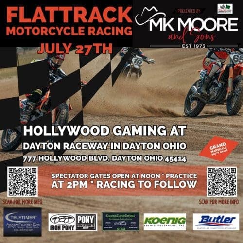 Flat Track Motorcycle Racing invades the Hollywood Gaming Dayton ...