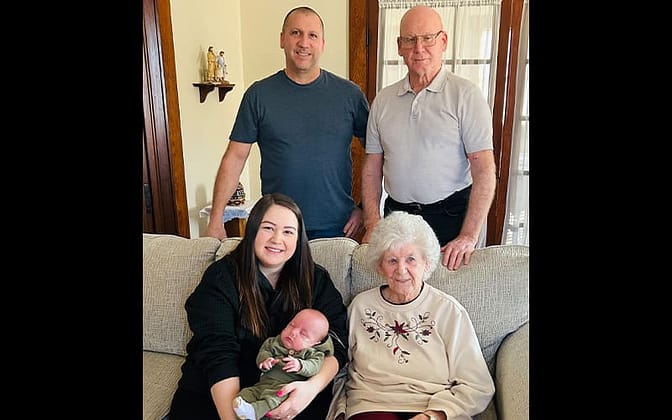 Morris family celebrates five generations | My County Link