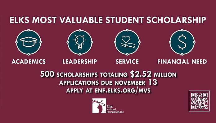 Greenville Elks #1139 Student Scholarship | My County Link