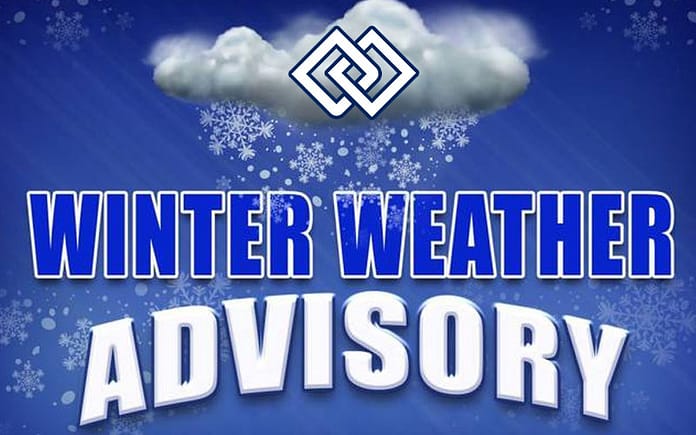 Winter Weather Advisory issued for area | My County Link