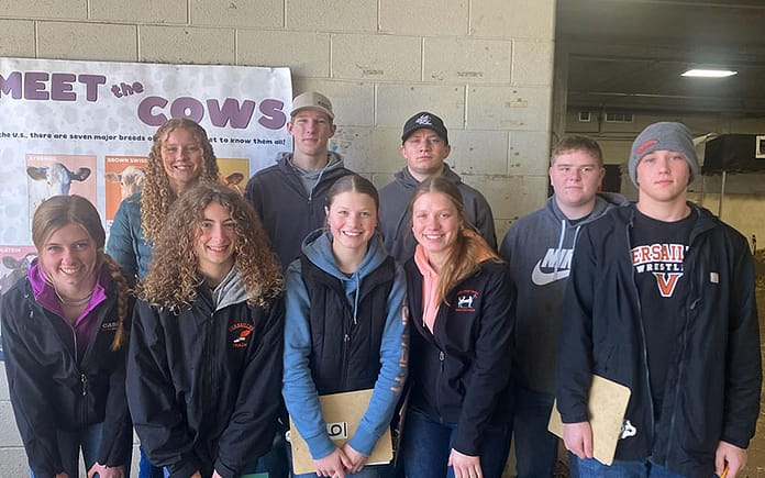 Versailles competes at State FFA Dairy Judging | My County Link