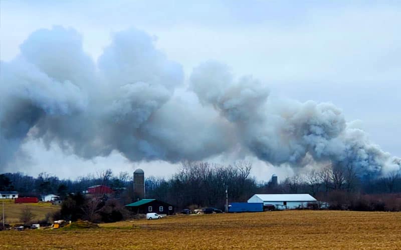 Multiple counties respond to poultry barns fire outside New Madison ...