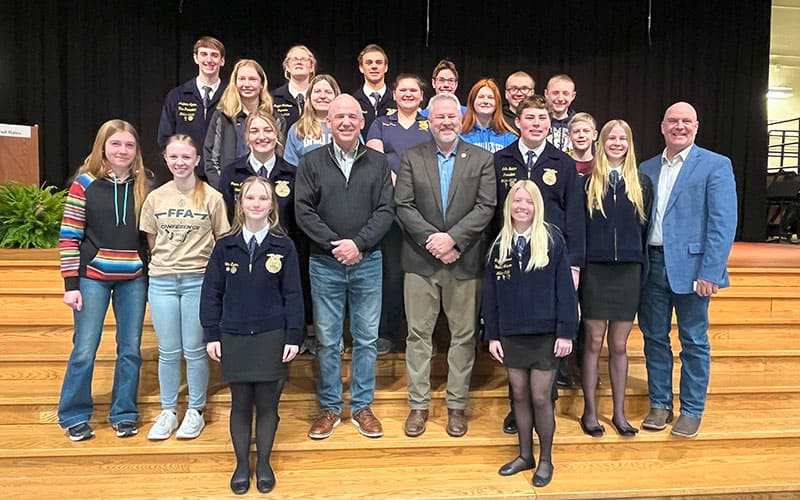 Versailles FFA hosts Congressman Warren Davidson Farm Forum | My County ...