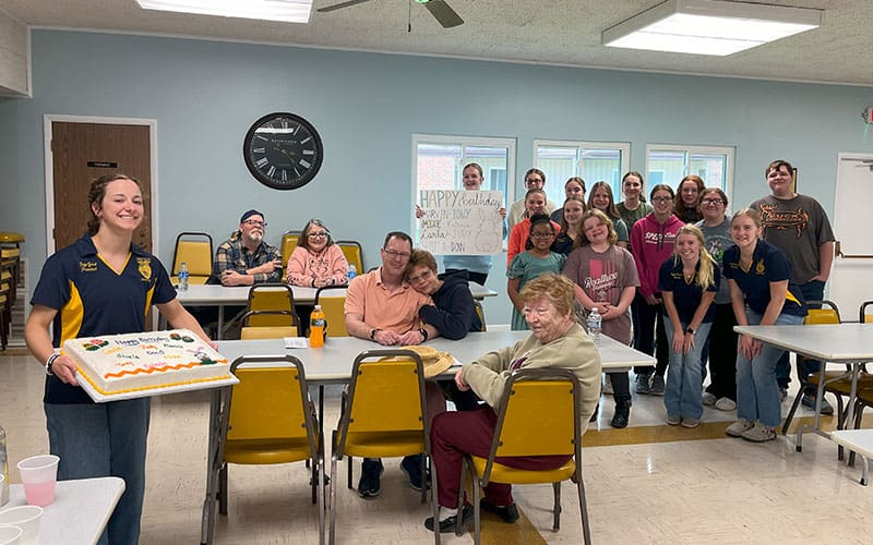 Versailles FFA celebrates monthly birthdays at the Senior Citizen ...