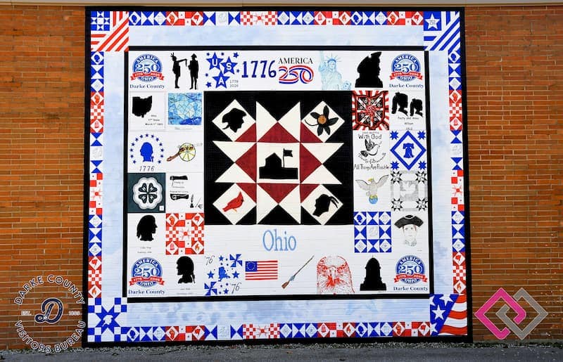 Greenville Unveils Patriotic Quilt-Inspired Mural Downtown | My County Link