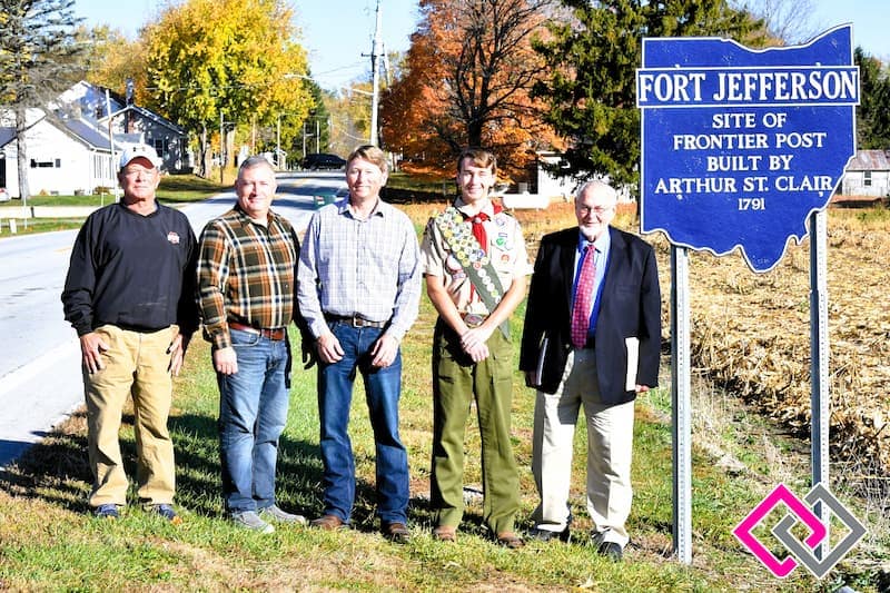 Caleb Wiant earns Eagle Scout with Fort Jefferson project | My County Link