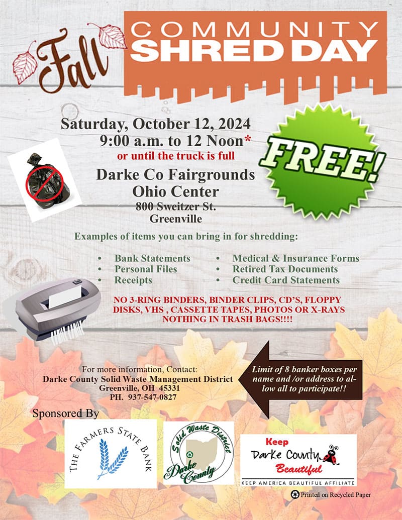 Free Document Shred Day | My County Link