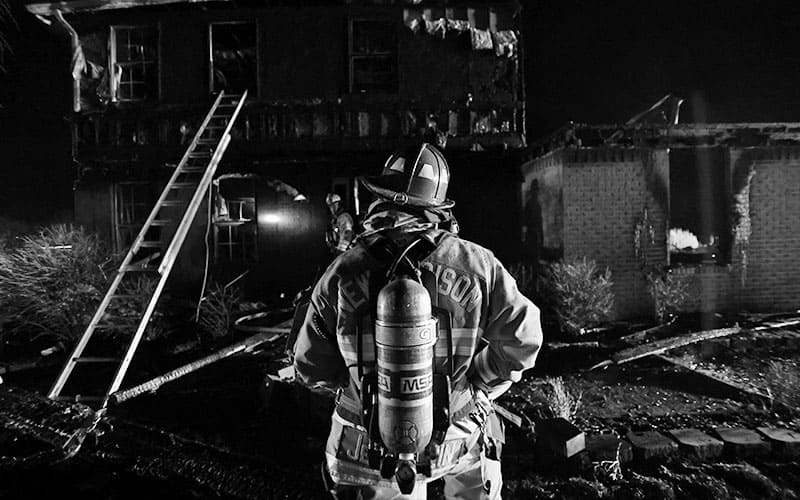 Crews battle empty house fire in West Manchester | My County Link