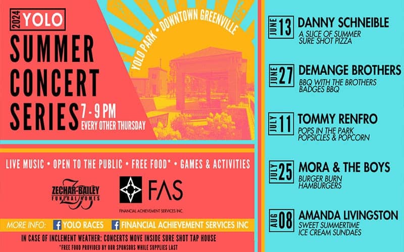 Summer Concert Series returns to YOLO Park | My County Link