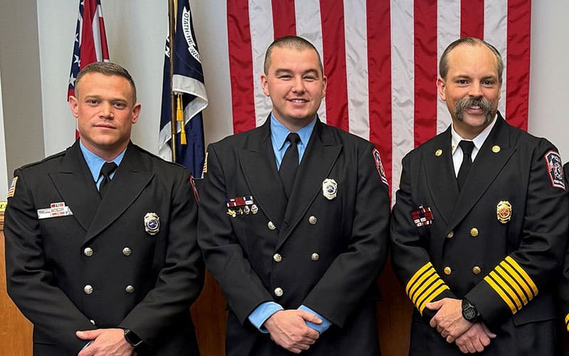 Minton, Schmitz sworn in as new Piqua Fire Department captains | My ...