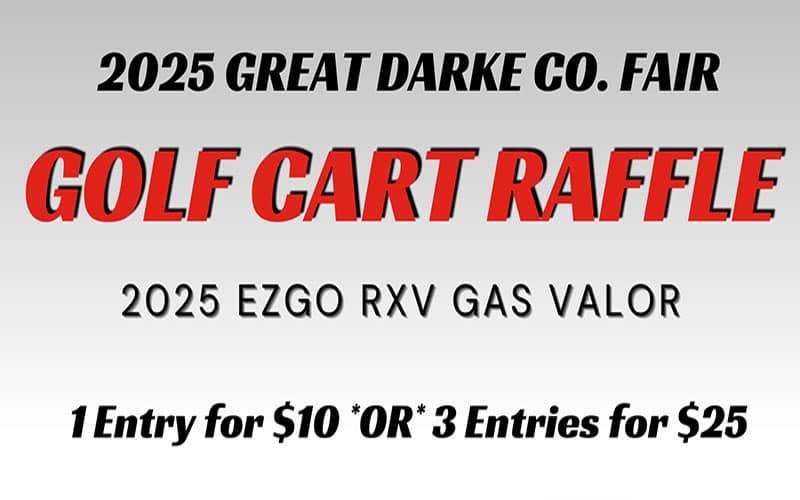 Get your raffle tickets today for chance to win this awesome golf cart ...