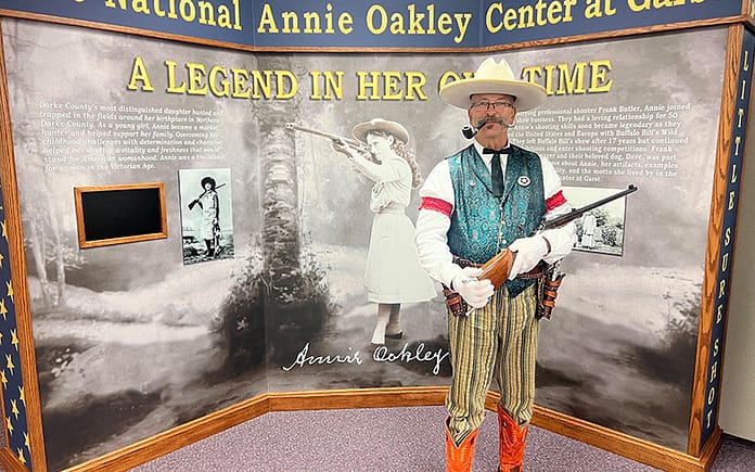Take your best shot to hold a real Annie gun | My County Link