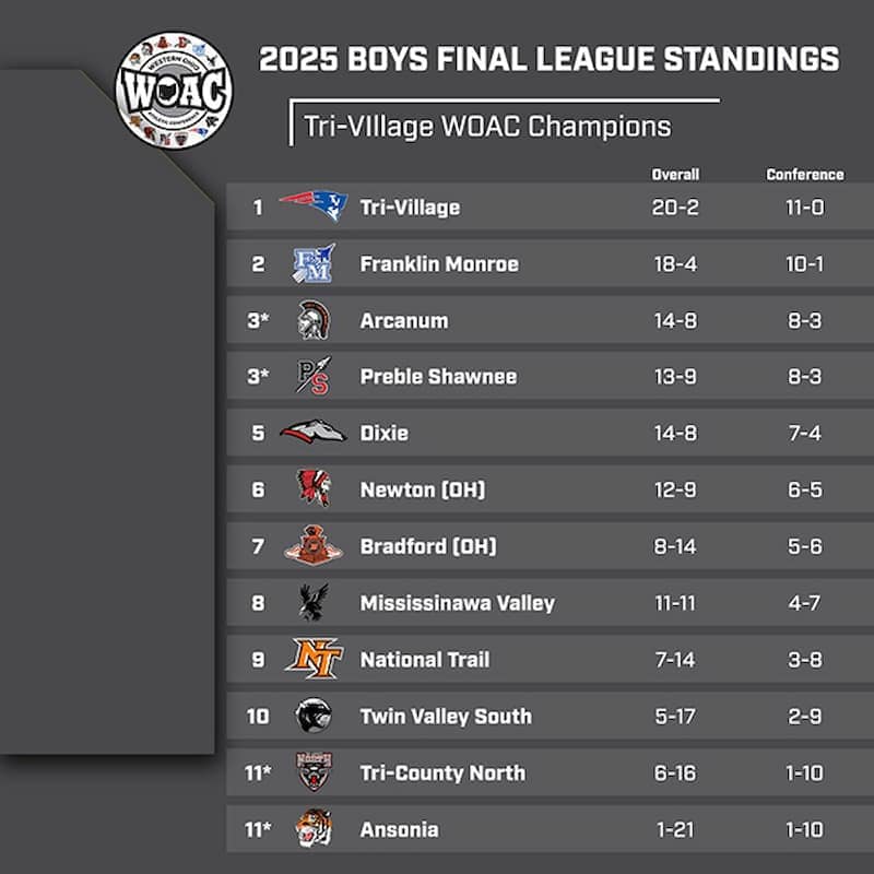 WOAC 2024-2025 Boys Basketball All-League Honors | My County Link