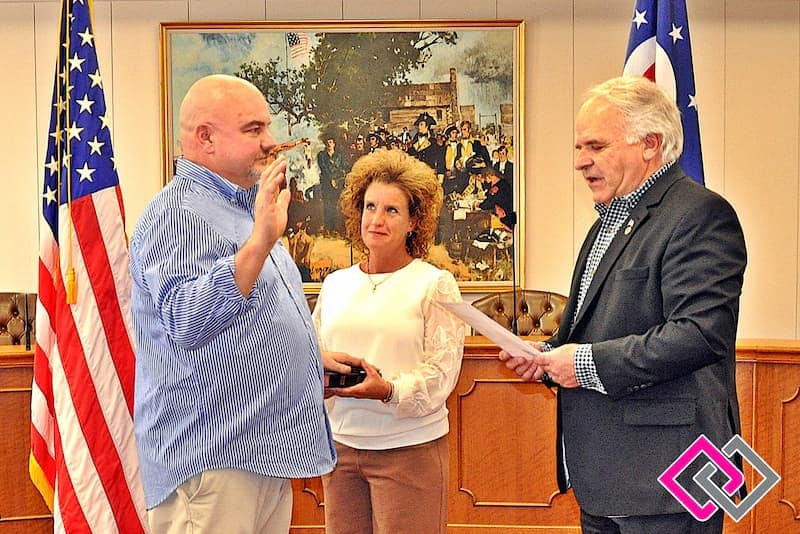 Schmidt sworn in as Greenville Council President | My County Link
